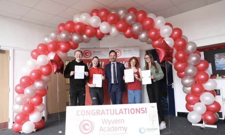 Wyvern Academy - Wyvern Academy, celebrates GCSE results day 2023